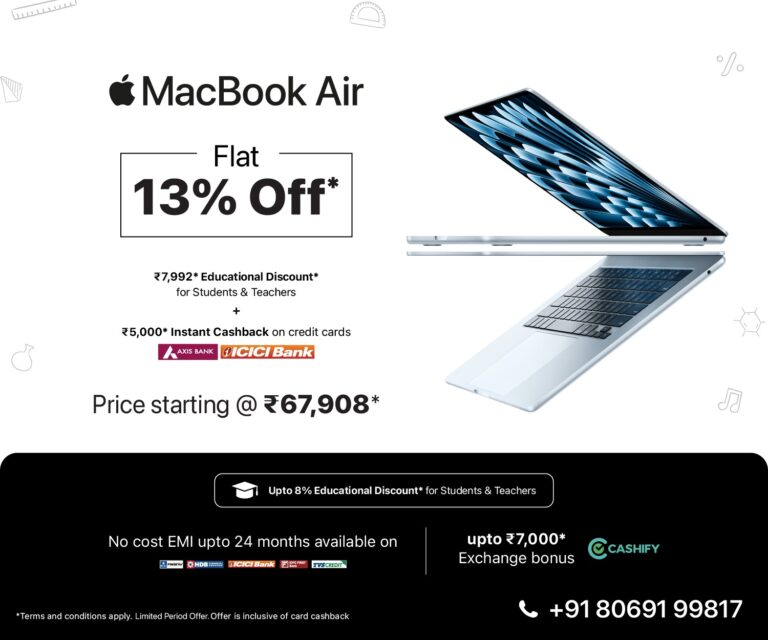 MacBook Offers at iDestiny | Get Up to 8% Student Discount